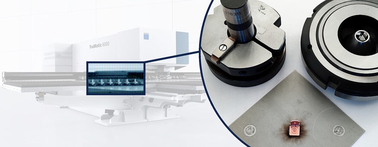 Milling with the Trumpf punch head - WiCAM
