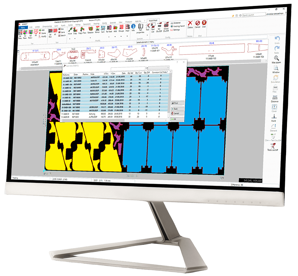 CAD/CAM Nesting Software - CAD/CAM Online - PNCloud - ERP Anbindung - WiCAM
