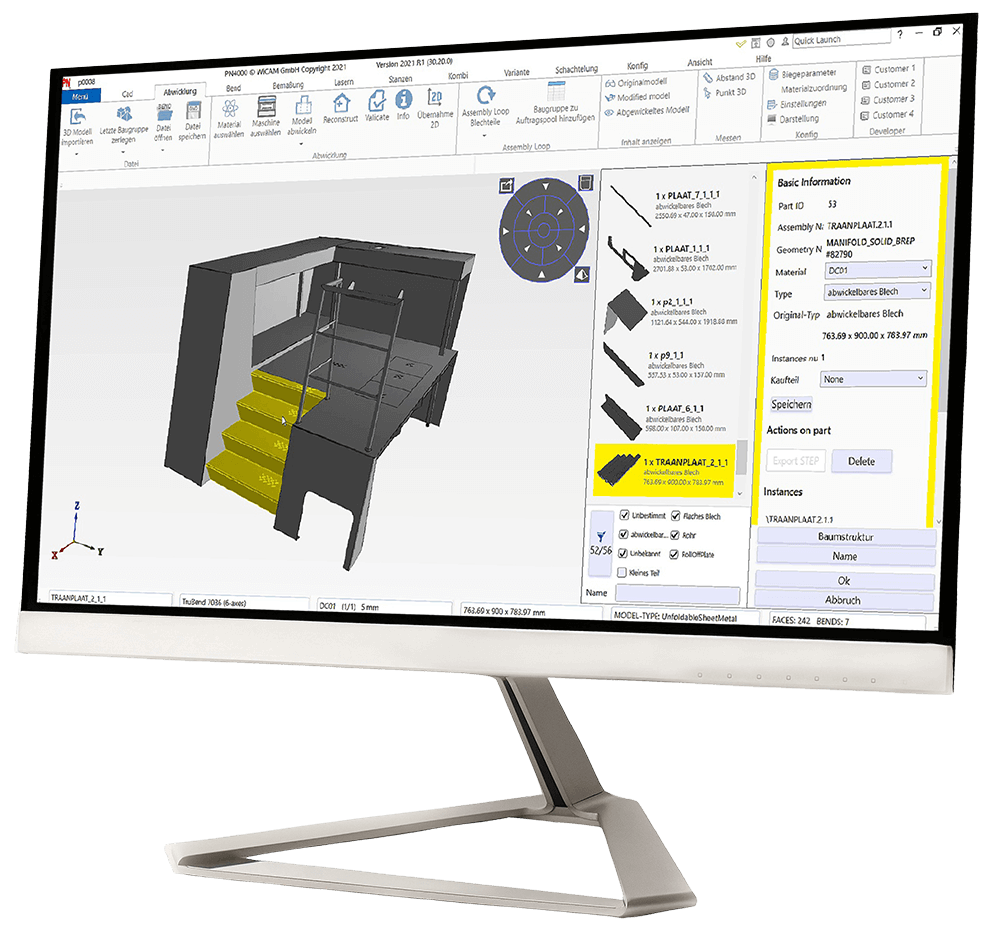 CAD/CAM Nesting Software - CAD/CAM Automation - PN4000 - WiCAM