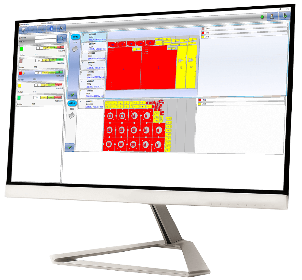 CAD/CAM Nesting Software - Auftragssteuerung - Auftragssteuerung - WiCAM
